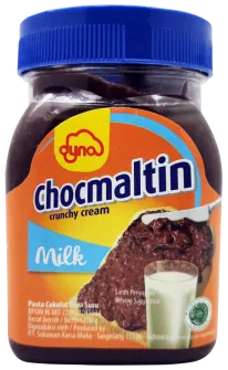 DYNA CHOCMALTIN CRUNCHY CREAM MILK | Dyna Selai Cokelat | PT Halus ...